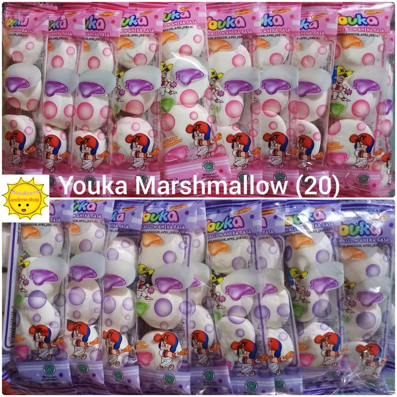 Jual Youka Marshmallow Bulat (20) Indonesia|Shopee Indonesia