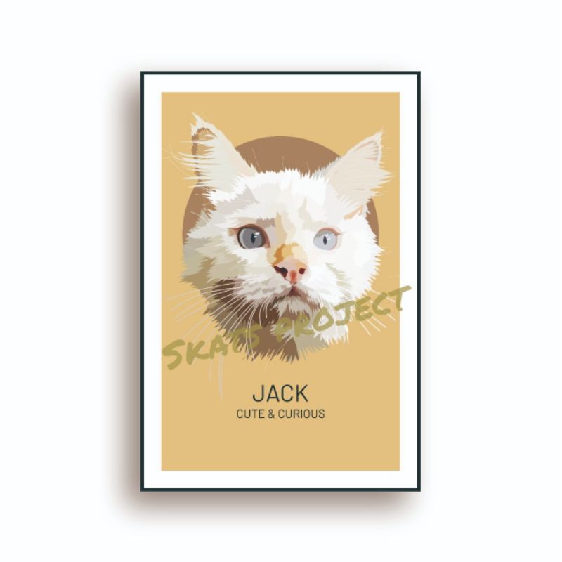 Jual Custom Gambar Kucing+Quotes/Nama Kucing | Shopee Indonesia