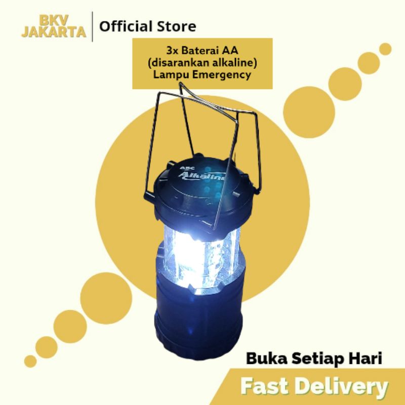 Jual Lampu Darurat LED ABC Alkaline Emergency Portable Baterai AA ... Jual Lampu Darurat LED ABC Alkaline Emergency Portable Baterai AA ...