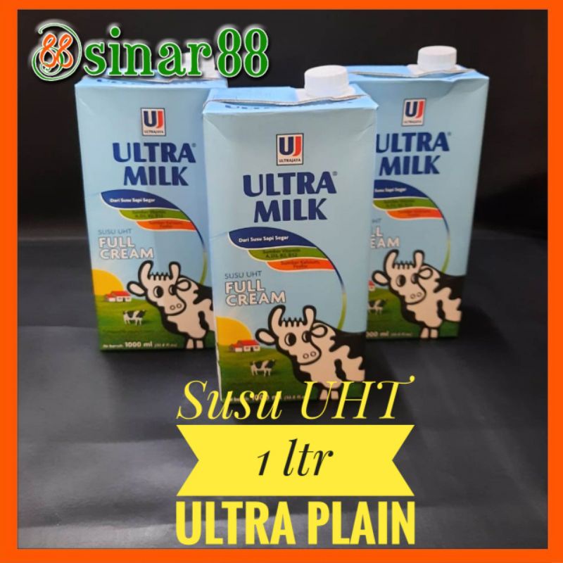 Jual Susu UHT Ultra Plain 1ltr | Shopee Indonesia