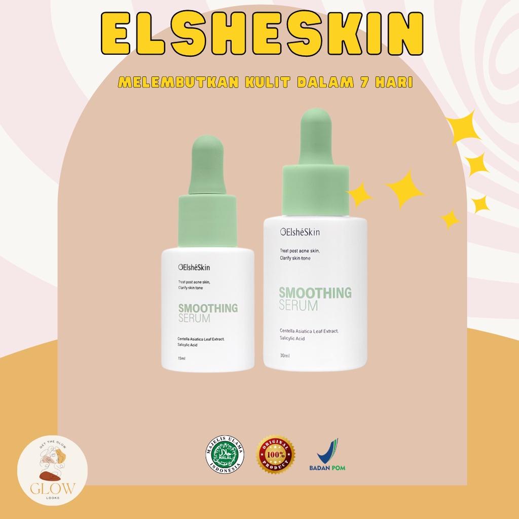 Jual ElsheSkin Smoothing Serum - 15ml & 30ml Centella Asiatica (100% ...