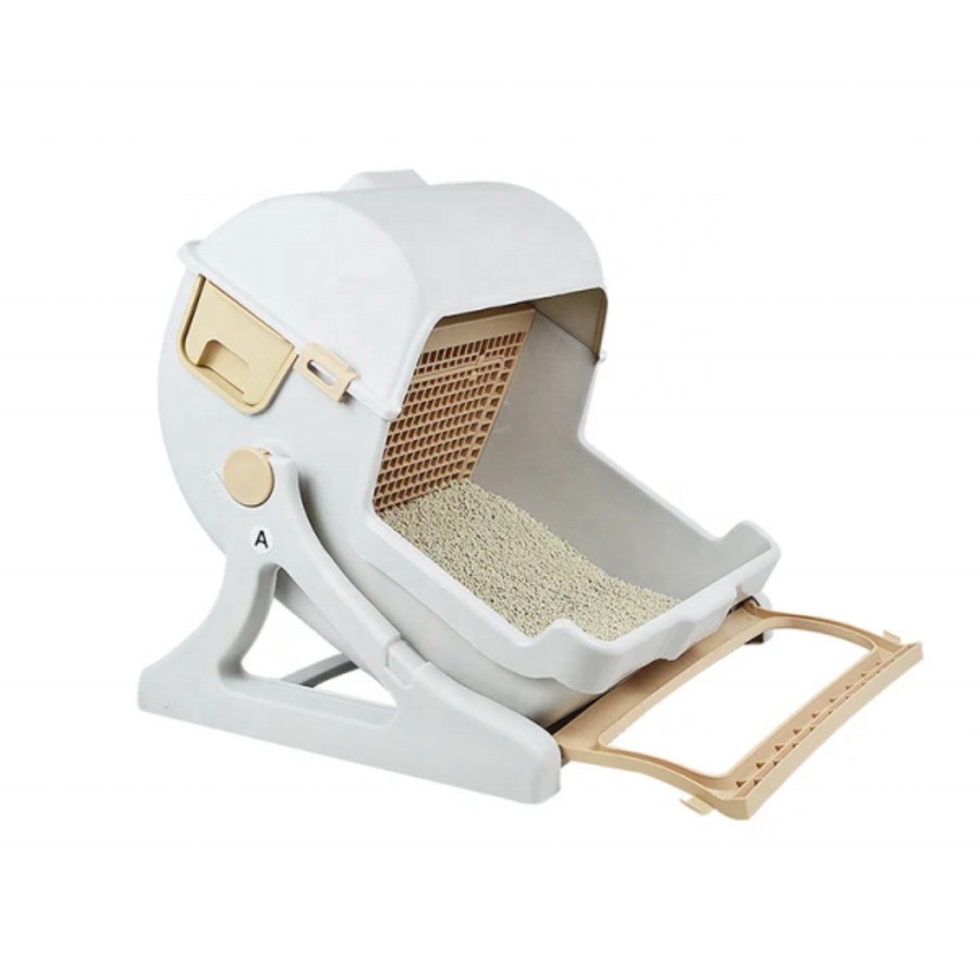 Jual Semi-automatic cat litter box/Toilet Kucing Semi-otomatis | Shopee ...