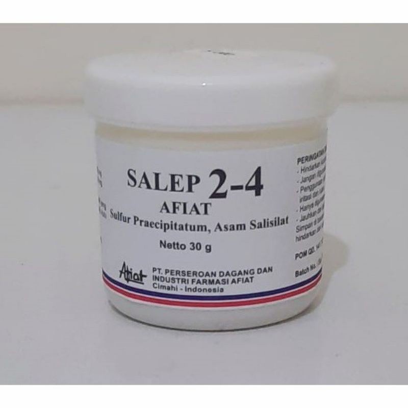 Jual Salep 2-4 afiat 30gr - Salep Kulit selangkangan, kudis, kurab ...