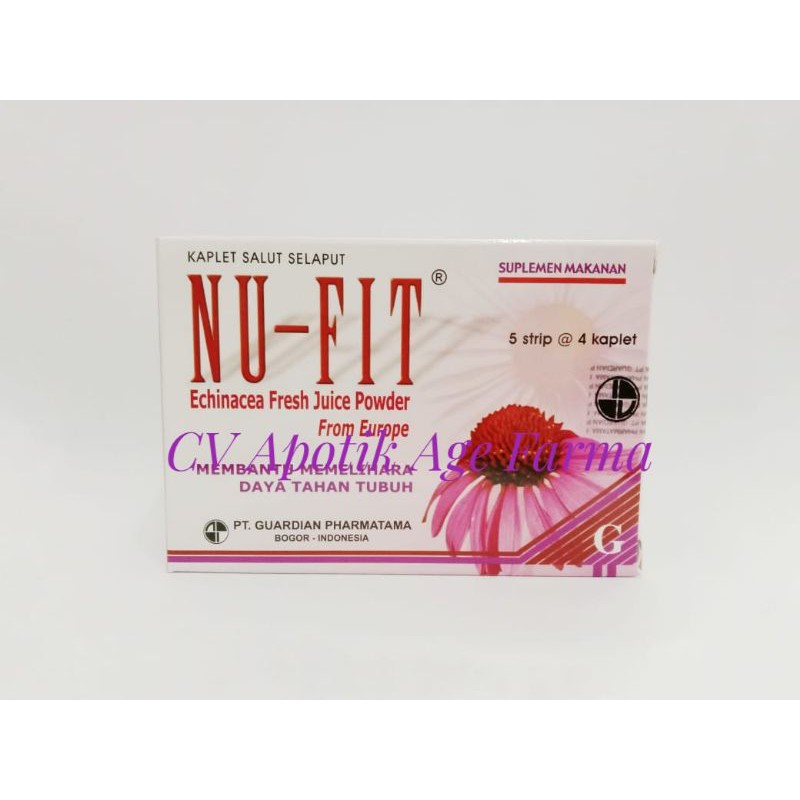 Jual Nufit atau Nu Fit atau Nu-Fit Caplet isi 20 (Guardian) | Shopee ...