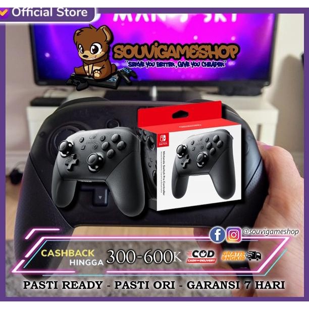 Jual NINTENDO SWITCH PRO CONTROLLER | Shopee Indonesia