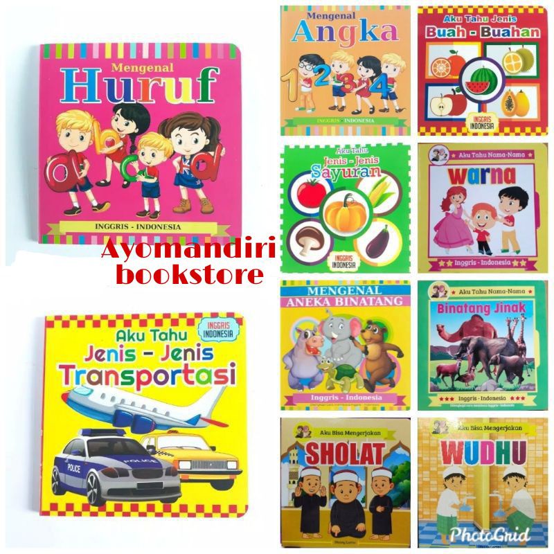 Jual Boardbook anak hardcover usia dini best seller | Shopee Indonesia
