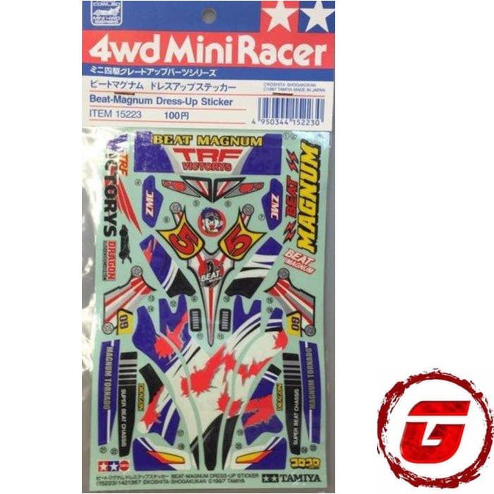 Jual TAMIYA 15223 BEAT MAGNUM DRESS UP STICKER SET | Shopee Indonesia