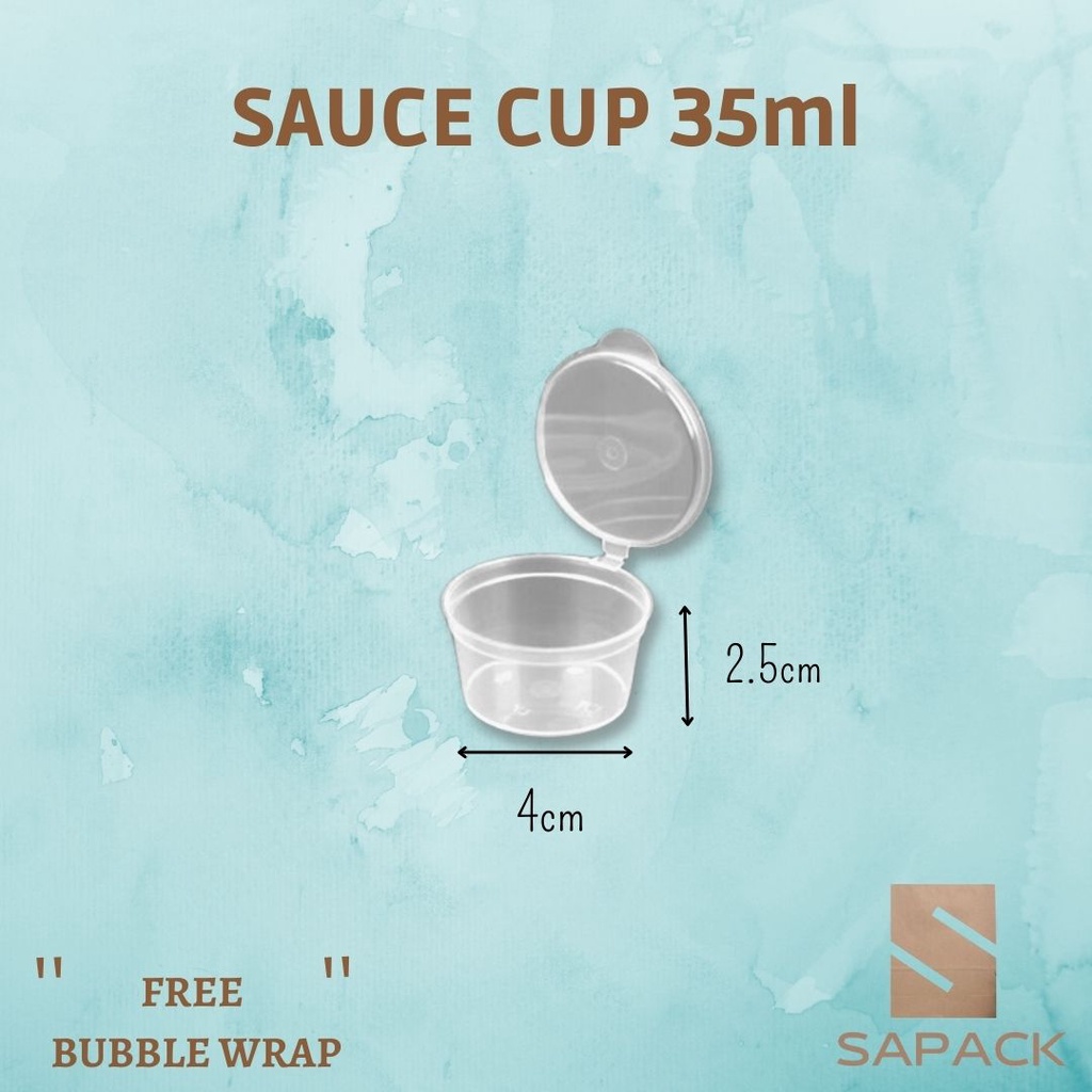 Jual THINWALL SAUCE CUP / TEMPAT SAOS SAUS SAMBAL PLASTIK CONTAINER ...