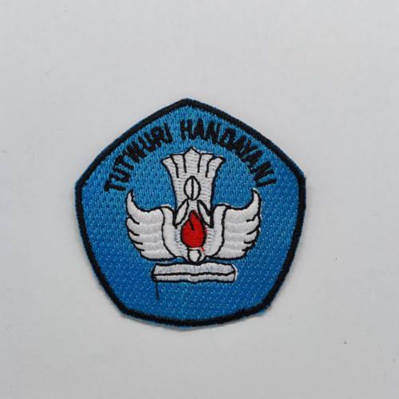 Jual Badge Logo Tutwuri Handayani Full Bordir tutwuri paud tk smp sma ...