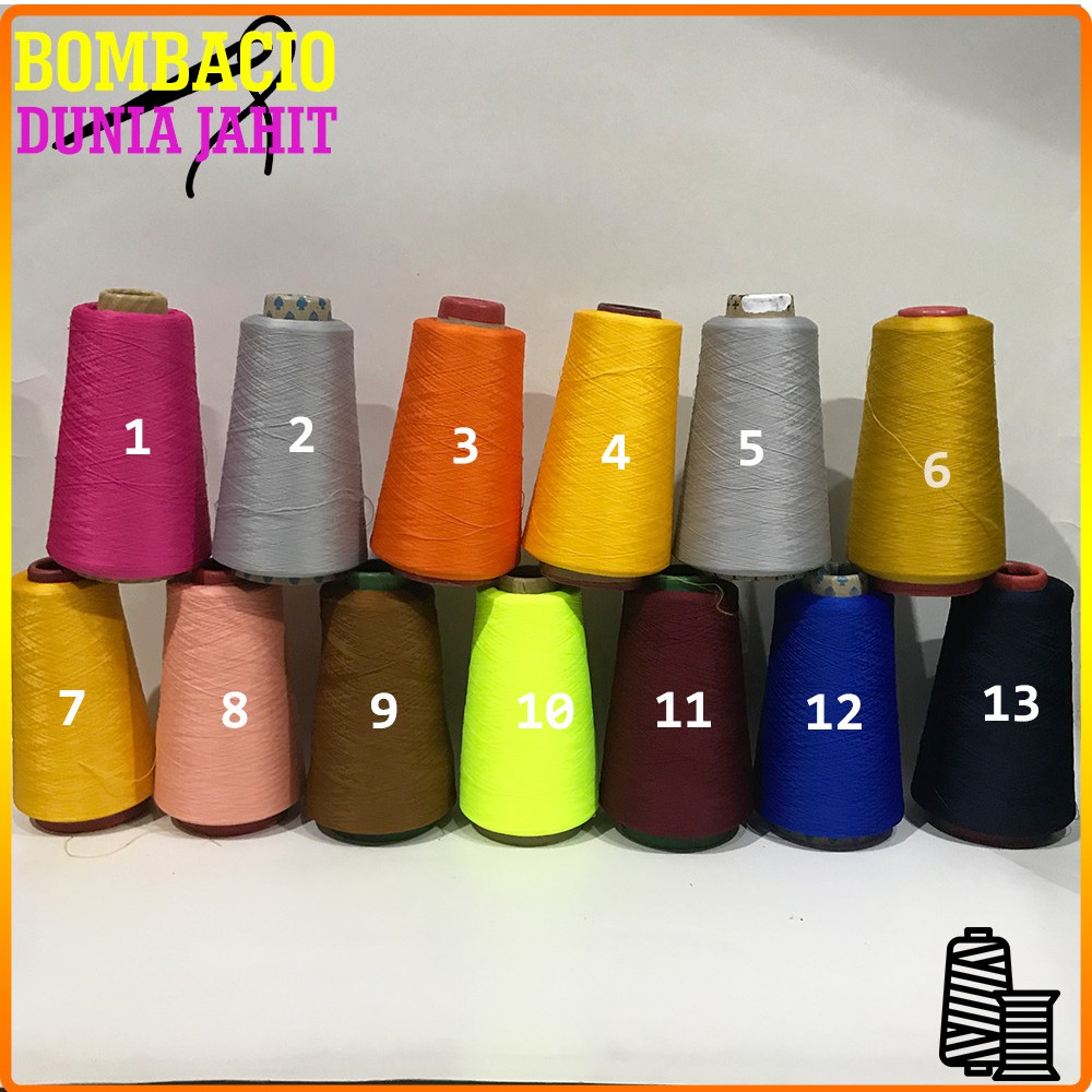 BENANG OBRAS WARNA 250 GRAM POLYESTER WARNA TERMURAH DAN BERKUALITAS ...