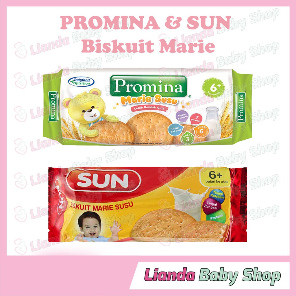 PROMINA MARIE ROLL & SUN MARIE ROLL / BISKUIT MARIE / BISKUIT BAYI ...