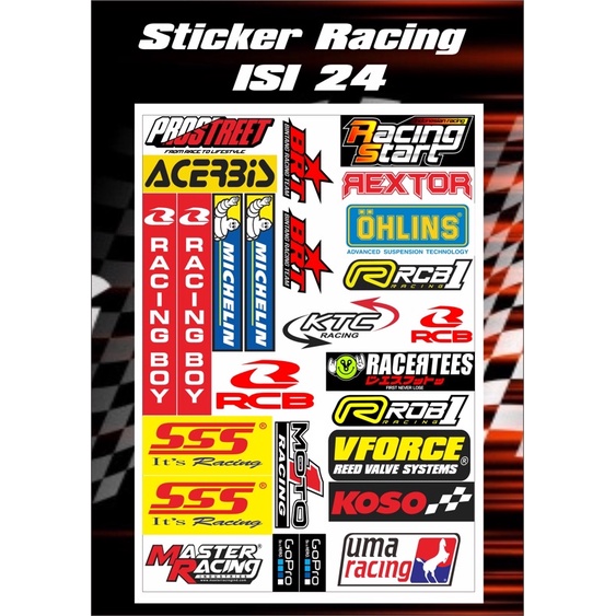 Jual Sticker Racing Pack | Shopee Indonesia