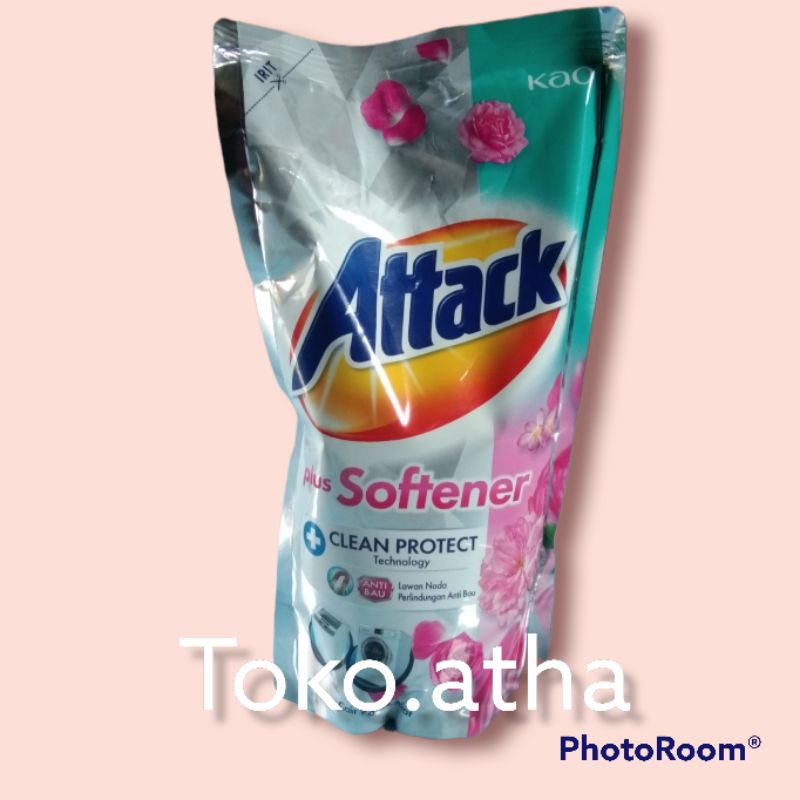 Jual attack deterjen cair +softener / hygiene 800ml | Shopee Indonesia