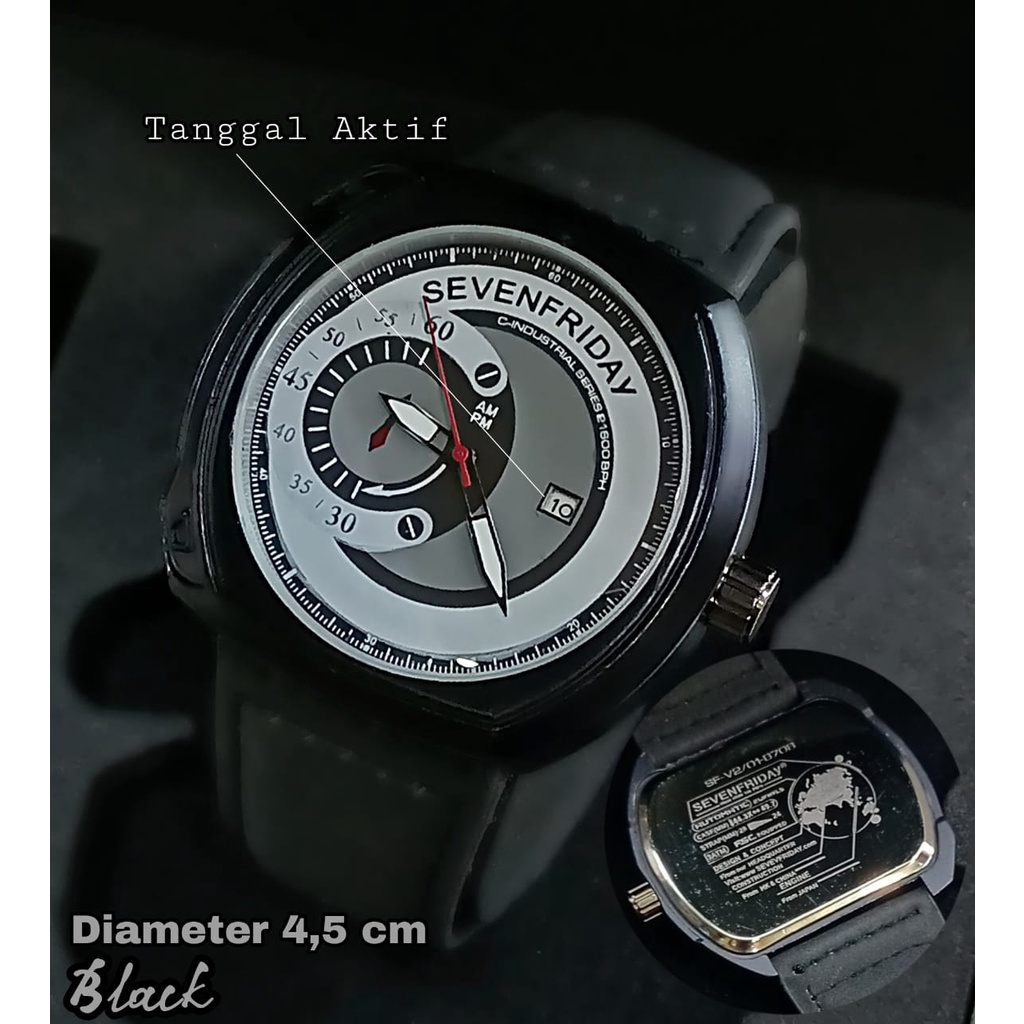Jual Jam Tangan Pria Fashion Sevenfriday ZW 3545 Tanggal Aktif - COD ...