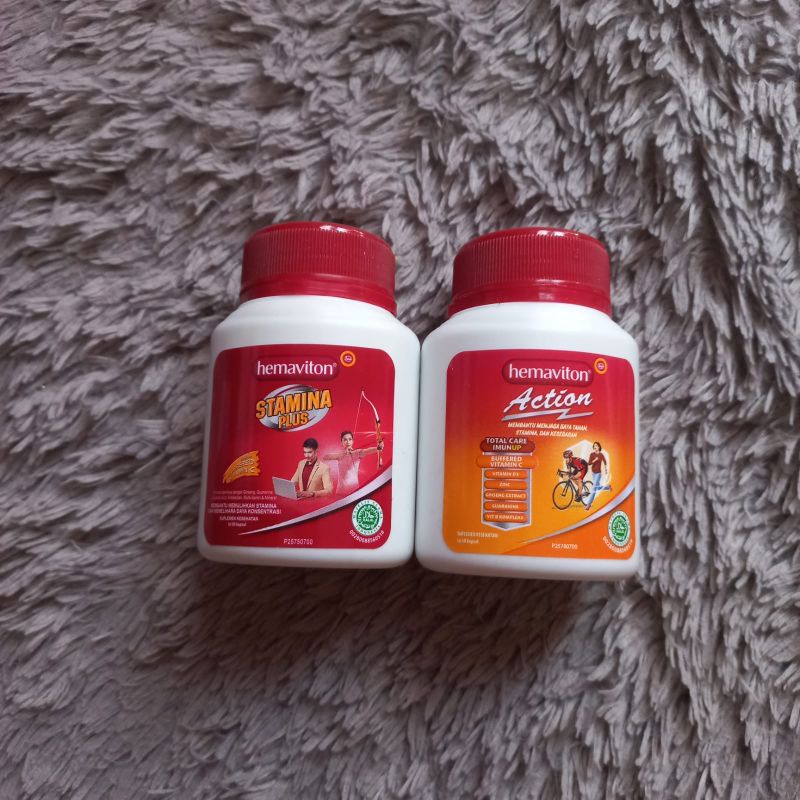Jual Hemaviton Stamina Plus / Hemaviton Action 30 kapsul | Shopee Indonesia