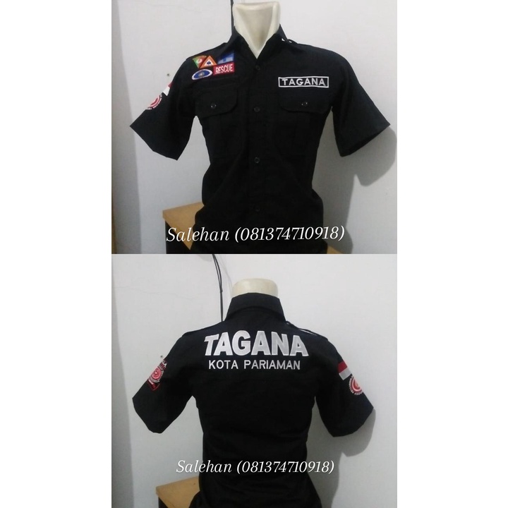 Jual BAJU PDH TAGANA HITAM PREE ORDER Indonesia|Shopee Indonesia
