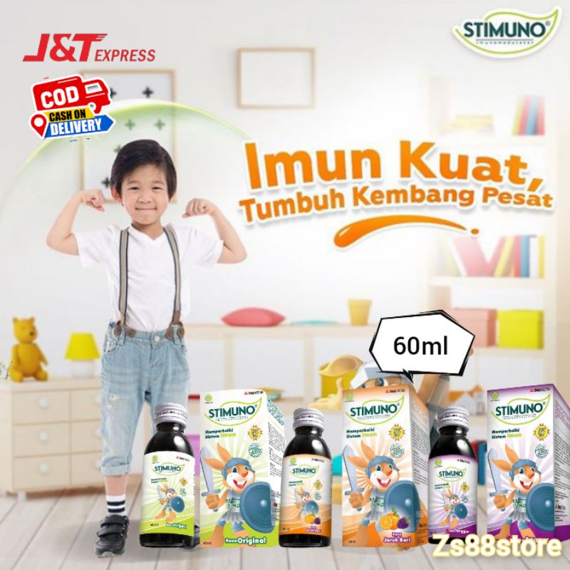 Jual STIMUNO Syrup Penguat Imun Anak All Variant @ 60ml | Shopee Indonesia