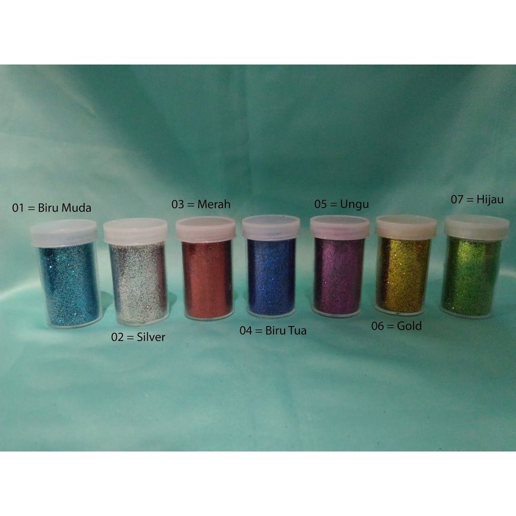Jual Bubuk Glitter Serbuk Gliter Metalik Metalic Blink Kilap Kilat ...