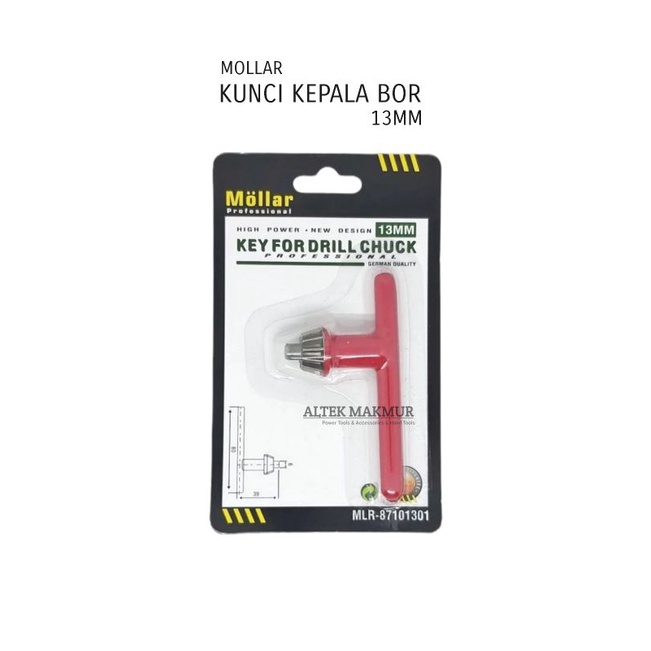 Jual Kunci Kepala Bor Listrik 10 mm 13 mm / Mata Kunci Bor 10mm 13mm ...