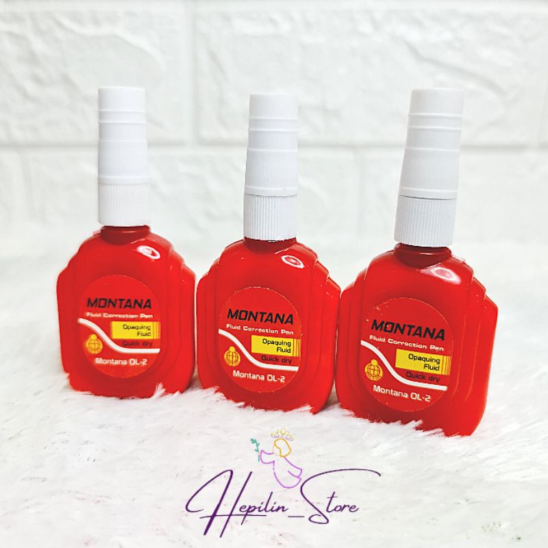 Jual Tip EX Cair Montana / Tipe X Cair Montana / Correction Fluid ...