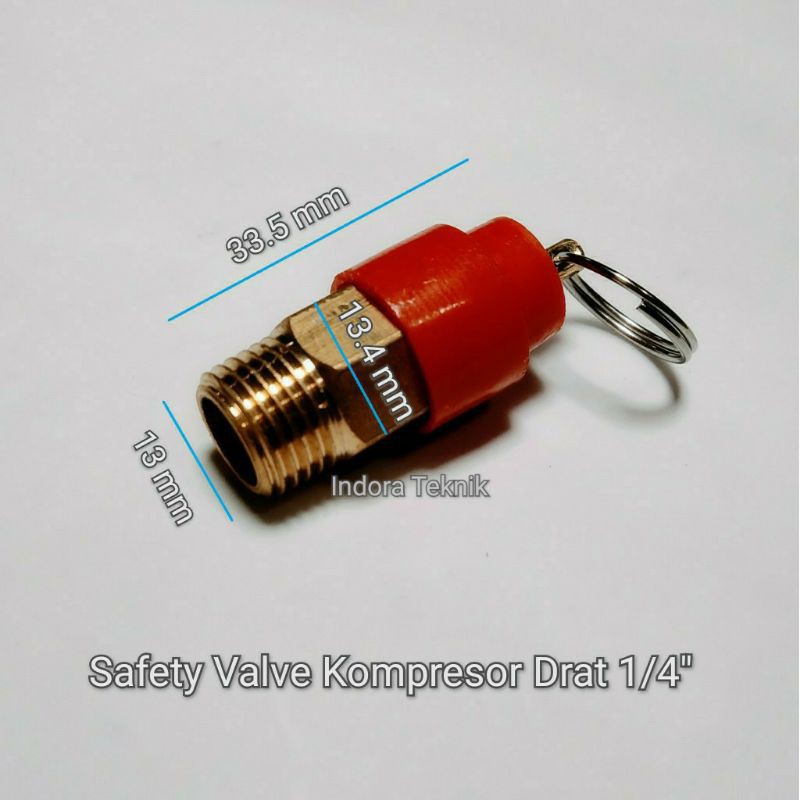 Jual Safety Valve Air Compressor-Katup Pengaman Tabung Kompresor Udara ...