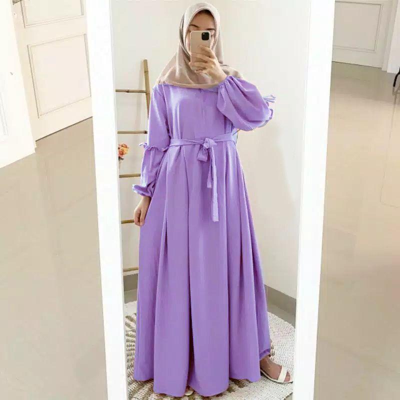 Produk gamis lilac | Shopee Indonesia
