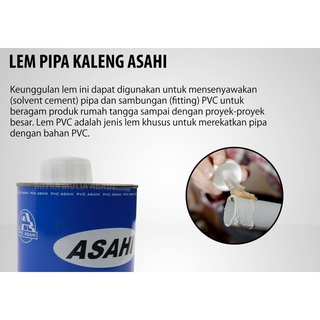 Jual Lem PVC Asahi 400gram / Lem PVC Kaleng Asahi 400gr / Lem Pipa dan ...
