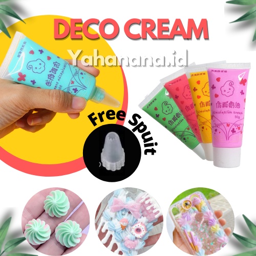 Jual DECO CREAM / LIQUID CLAY / FAKE WHIPPED CREAM / SIMULATION CREAM ...