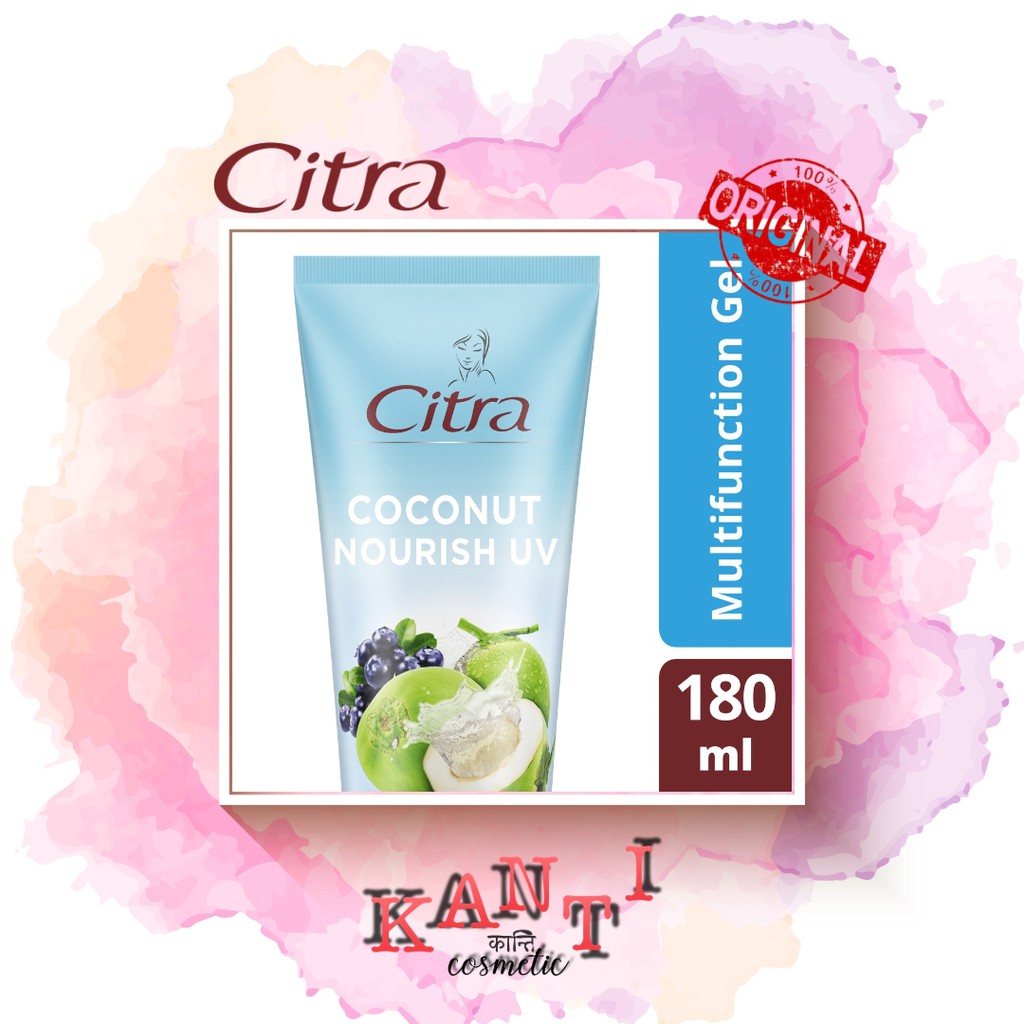 Jual Citra Multifunction Gel Fresh Glow Coconut Nourish UV 180ml ...