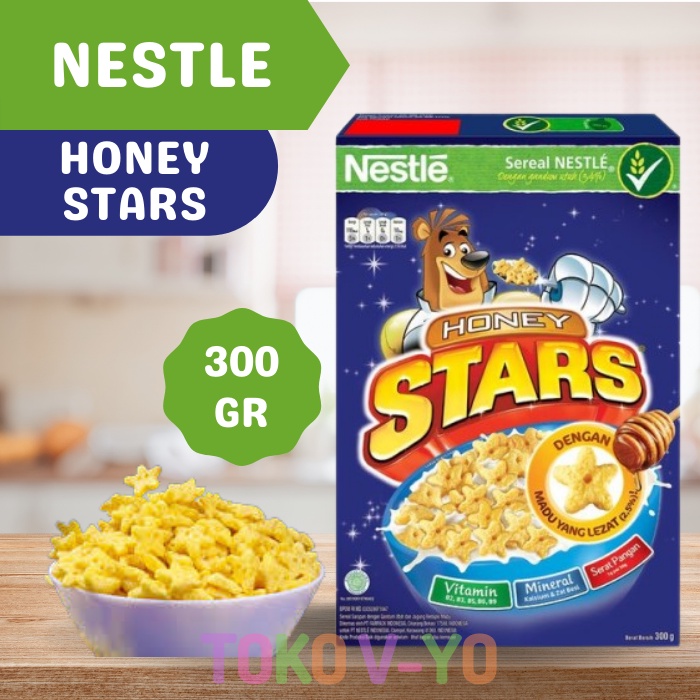 Jual Nestle Honey Stars Cereal 300 gram - Sereal Sarapan | Shopee Indonesia