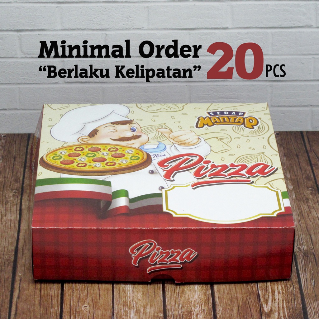 Jual Dus Box Pizza / Box Pizza / Sedap Mantap Pizza Ukuran 20 x 20 x 5 ...