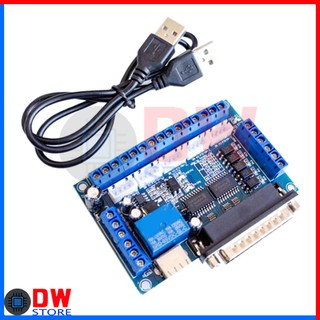 Jual Modul Driver Motor Stepper MACH 3 MACH3 CNC 5 Axis USB Breakout ...