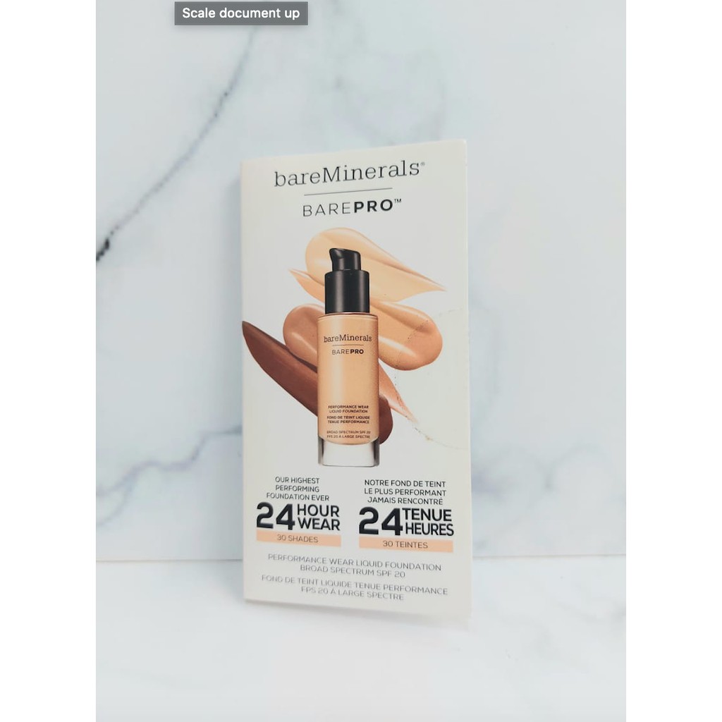 Jual Baremineral , Bare Pro Performance Wear Liquid Foundation - sachet ...