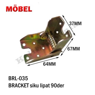 Jual Bracket Braket Siku Kaki Meja Lipat 90 Derajat Engsel Breket Kursi ...