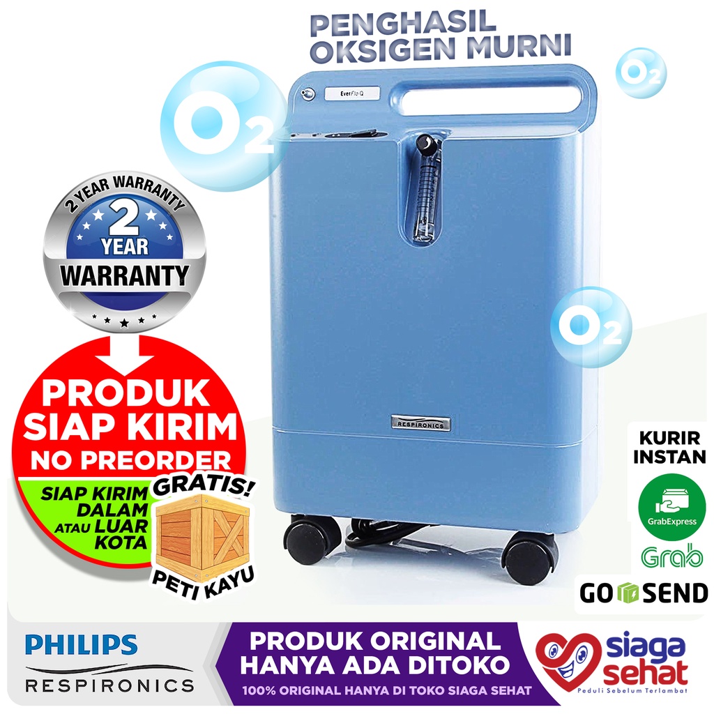 Jual Oksigen Konsentrator Philips EverFlo Oxygen Concentrator - Alat ...