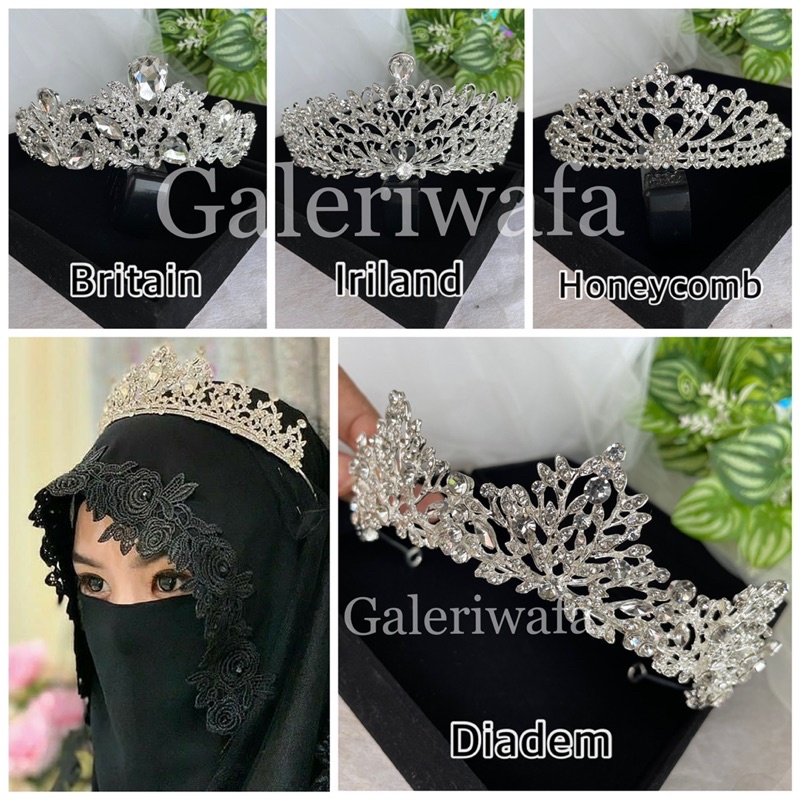 Jual mahkota hijab/ mahkota wisuda/ mahkota murah/ crown tiara mahkota ...
