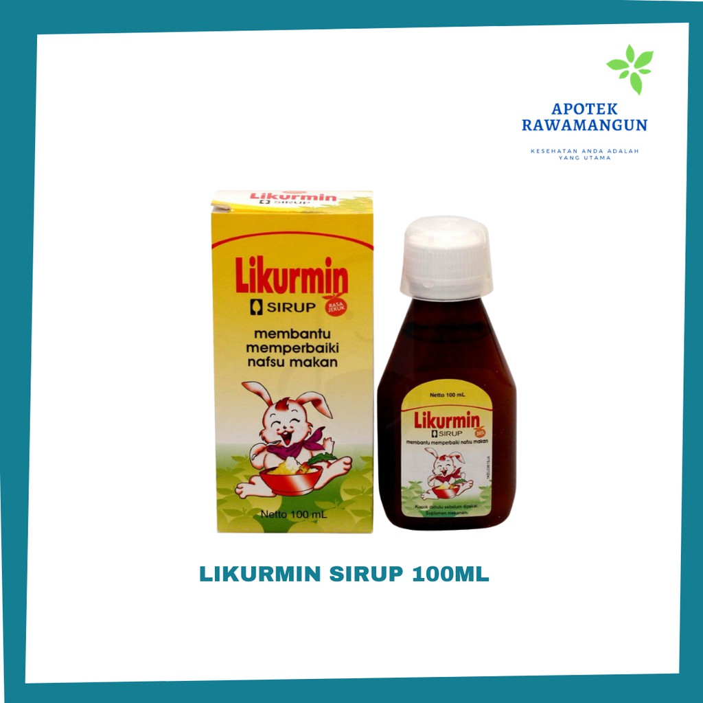 Jual Likurmin Sirup 100ml,Vitamin Anak , Suplemen Anak | Shopee Indonesia