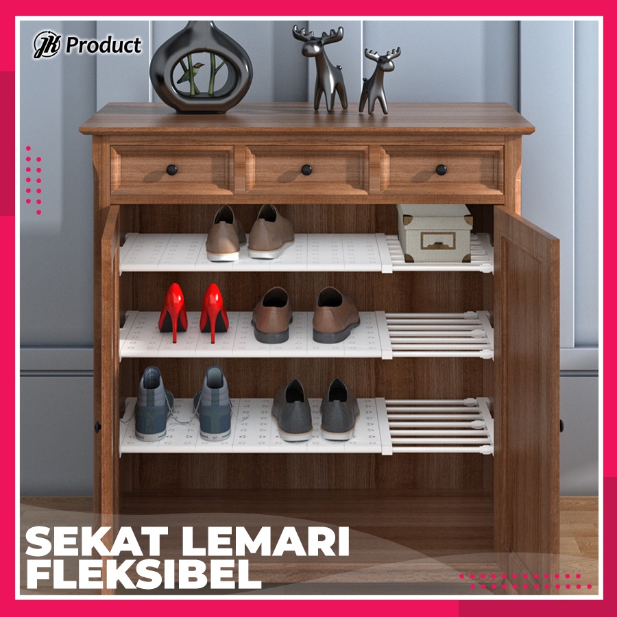 Jual Sekat Ambalan Lemari Rak Tambahan Portable Panjang Fleksibel ...