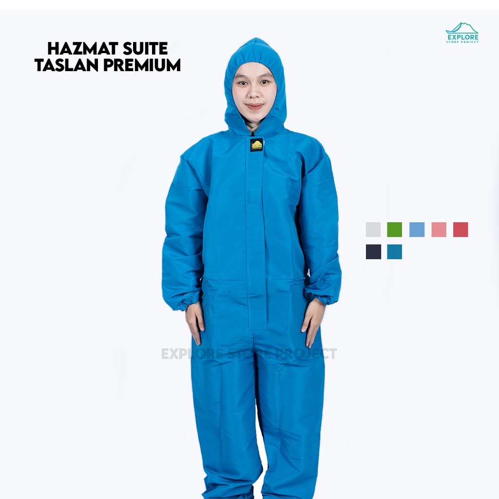Jual EXPLORE STORE PROJECT || BAJU COVERALL HAZMAT SUIT WATERPROOF ...