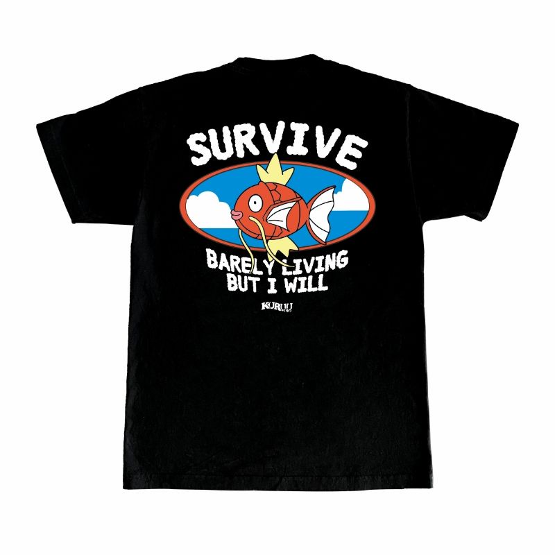 Jual Baju Kaos Anime Pokemon - Kuruu Survive Magikarp Tee | Shopee ... Jual Baju Kaos Anime Pokemon - Kuruu Survive Magikarp Tee | Shopee ...