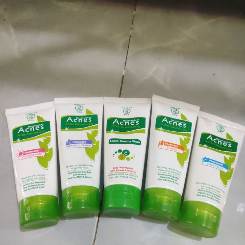Jual sabun muka acnes facewash complete white 50g | Shopee Indonesia