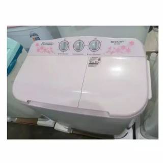 MESIN CUCI SHARP / SHARP EST-80 MW / EST-90 MW 2 TABUNG TWIN TUB ...