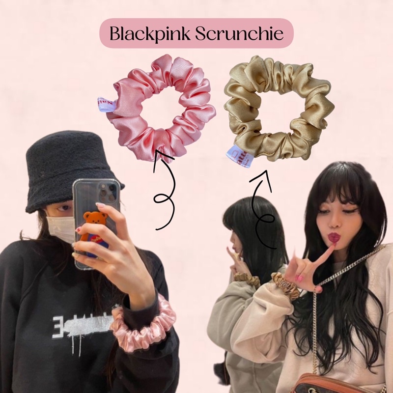 Jual SCRUNCHIE BLACKPINK / SCRUNCHIE KPOP / JENNIE BLACKPINK / LISA ...