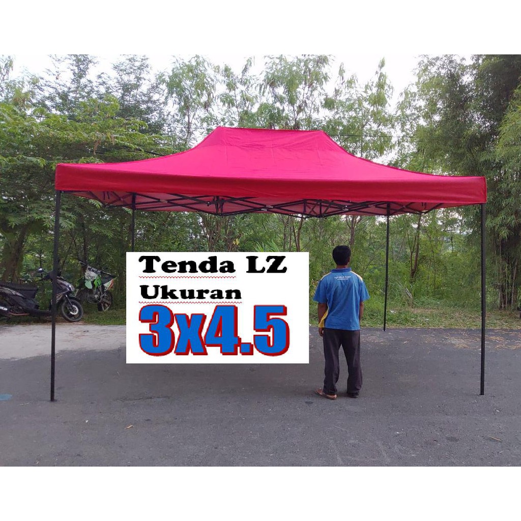 Jual Tenda Lipat 3x4.5 Ketebalan besi 0.6mm | Shopee Indonesia