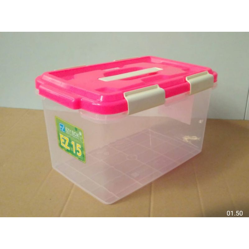 Jual CONTAINER BOX 15 LITER / KOTAK PENYIMPANAN SERBAGUNA EZY BOX BIGGY Indonesia|Shopee Indonesia