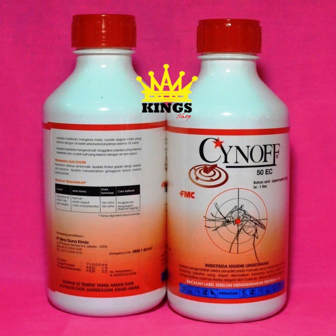 Jual Obat Fogging Cynoff 50 EC 1Liter Sipermetrin | Shopee Indonesia