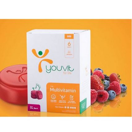 Jual Youvit Multivitamin Gummy Dewasa / Adult - 1 box 6 sachet | Shopee ...