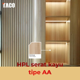 Jual TACO HPL Woodgrain serat kayu kode AA Indonesia|Shopee Indonesia