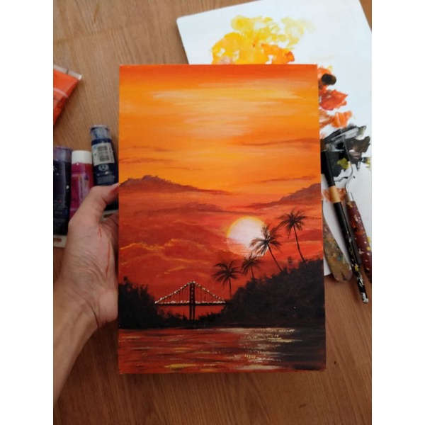 Jual SPECIAL EDITION Lukisan Kanvas Buatan Tangan Pajangan Hiasan ...