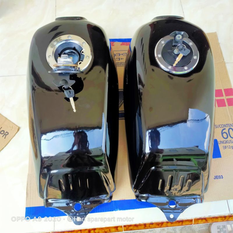 Jual TANGKI GL PROMAX TUTUP NINJA SUDAH DI DEMPUL & di CET ULANG HITAM ...